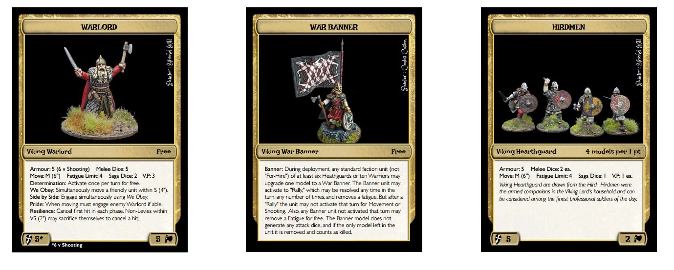 oldSarges Wargame and Model blog: Saga Helper Cards