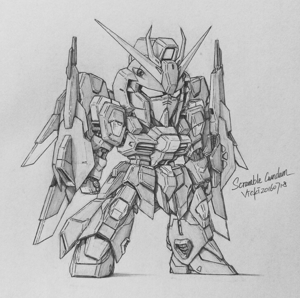 GUNDAM GUY: Awesome Gundam Sketches by VickiDrawing [Updated 2/9/17]