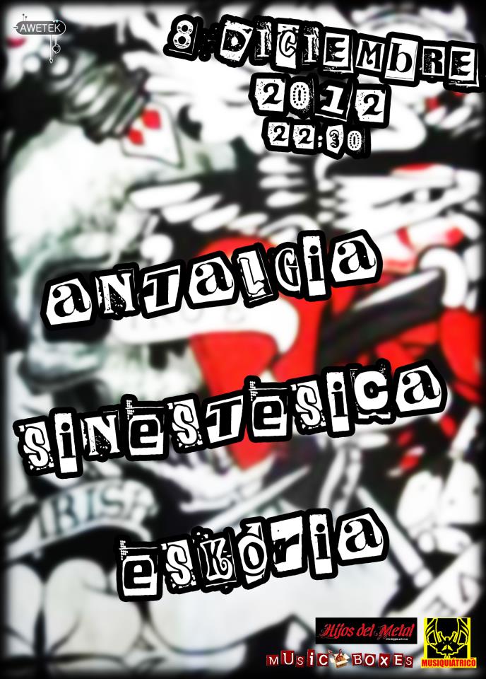 Hijos del Metal: Conciertos Patrocinados: Antalgia + Sinestesica ...