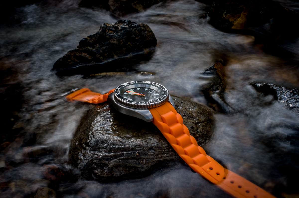 Nah-Aufnahme: Uhren: Kronos SBS British Military Diver