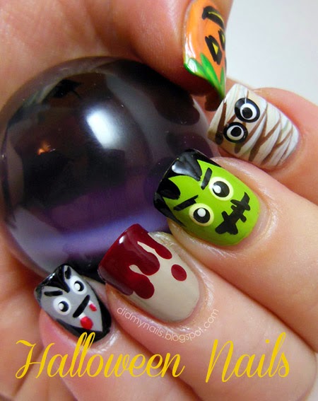 Superb Cute Halloween Nail Art | Nail Art Ideas 101