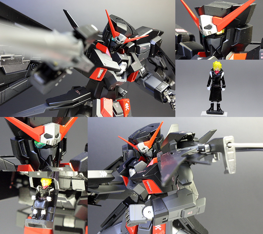 GUNDAM GUY: MG 1/100 AGE-2 Dark Hound - Painted Build