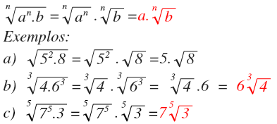 MATEMÁTICA SERIADA: ESTUDO DE RADICAIS