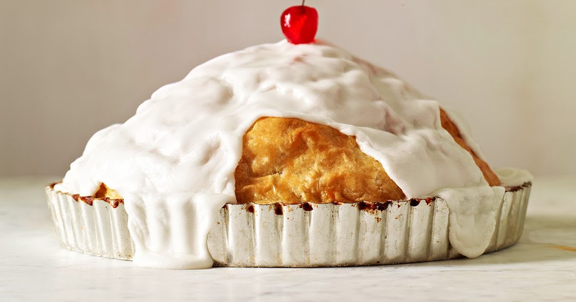 Snow-capped Pie, Cherry on Top!