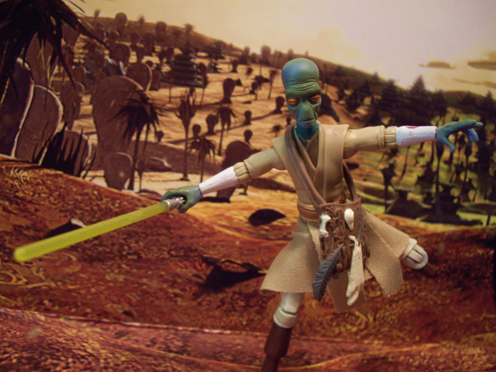 Star Wars: Customs for the Kid: Fully Articulated Duros Jedi