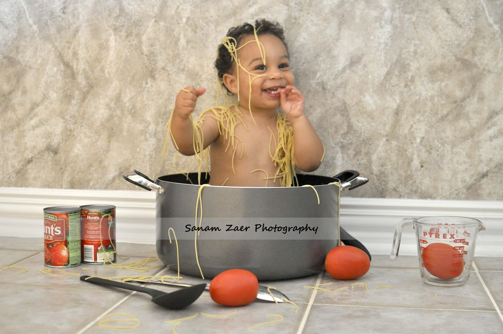 Sanam Zaer Photography: Aiden's Spaghetti Portraits