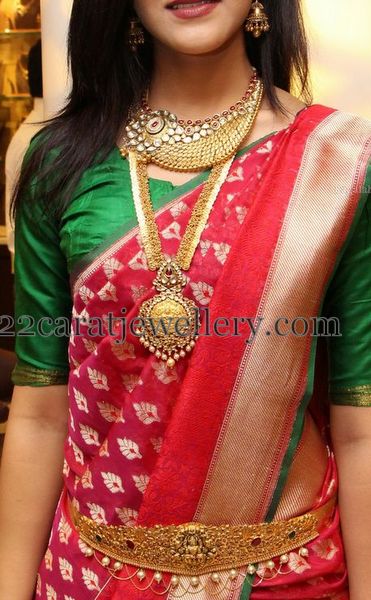 Simran in Traditional Long Chain - Jewellery Designs