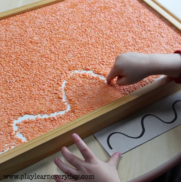 Sensory Writing Tray - Play and Learn Every Day
