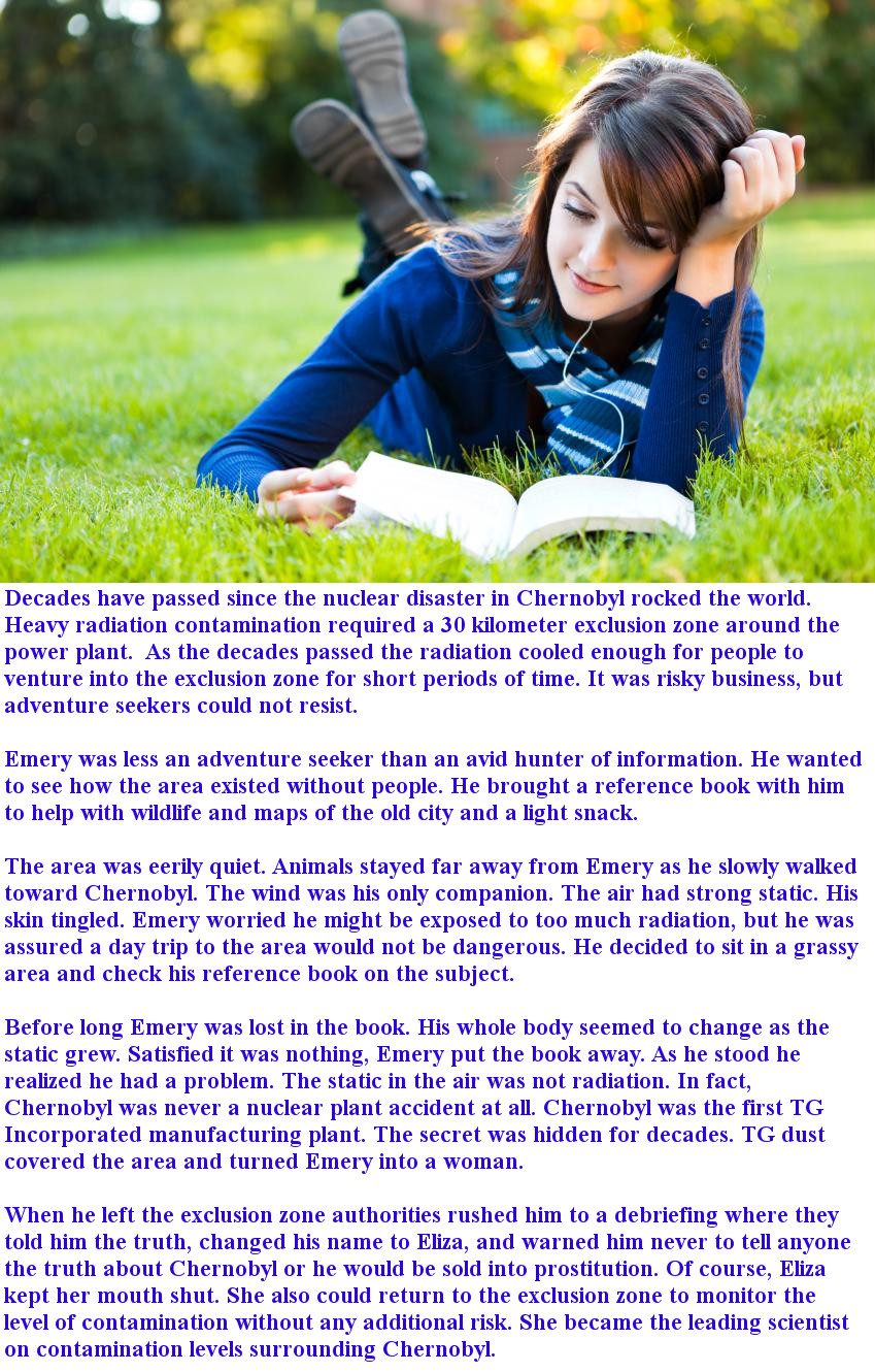 Krazy Kay's TG Captions and Swaps: Chernobyl Surprise