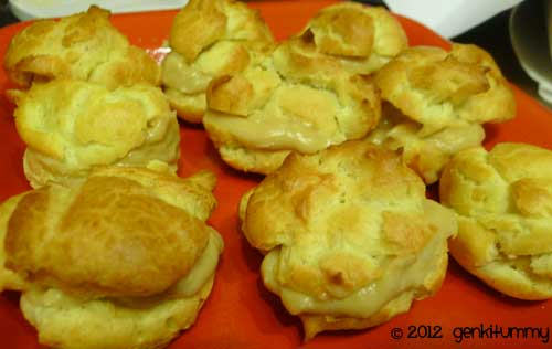 Genki Tummy: Speculoos (Biscoff) Cream Puffs