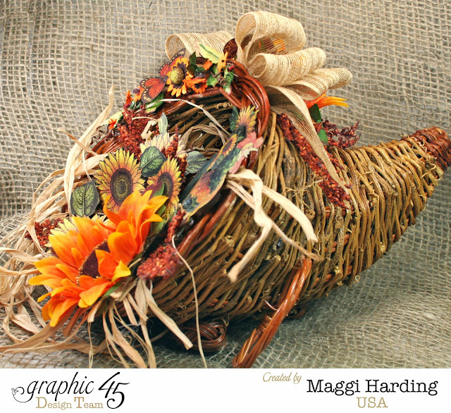 Scrap, Travel, and Bark!: A Cornucopia full of sunflowers with Graphic 45!