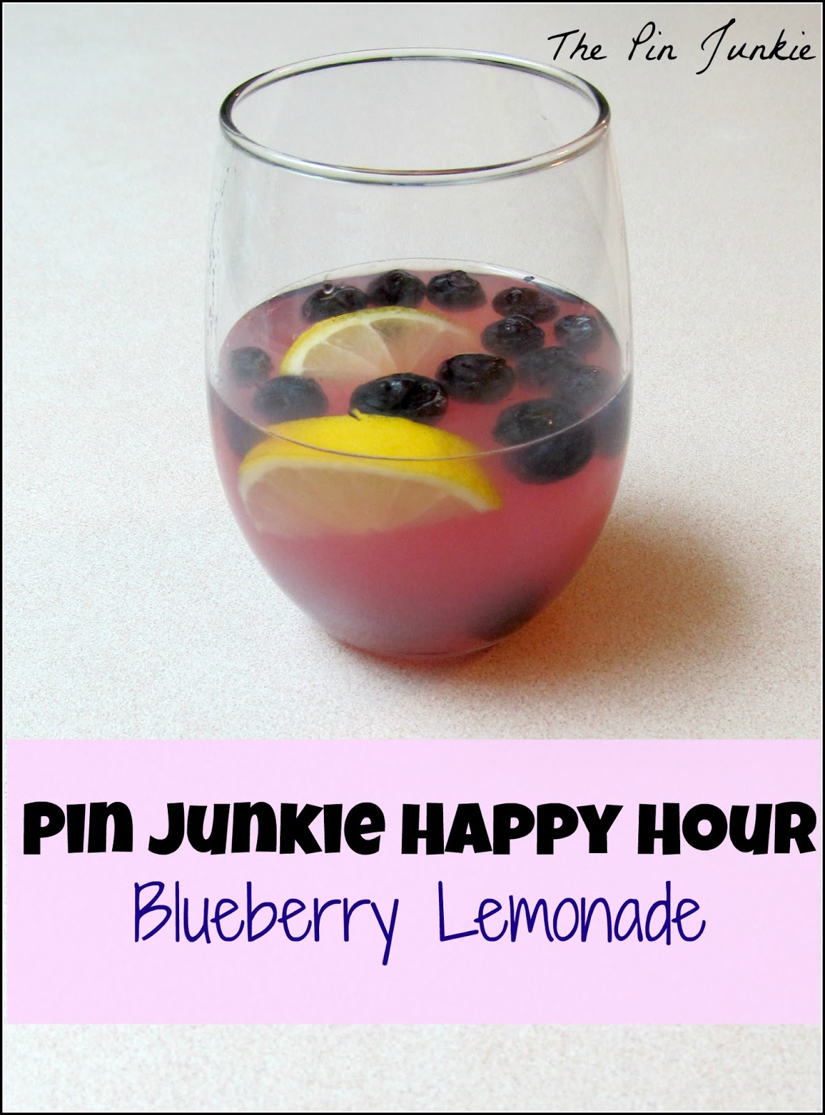 Happy Hour #3: Spiked Blueberry Lemonade