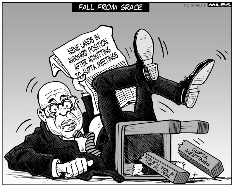 Cartoons by Miles: Nene's downfall