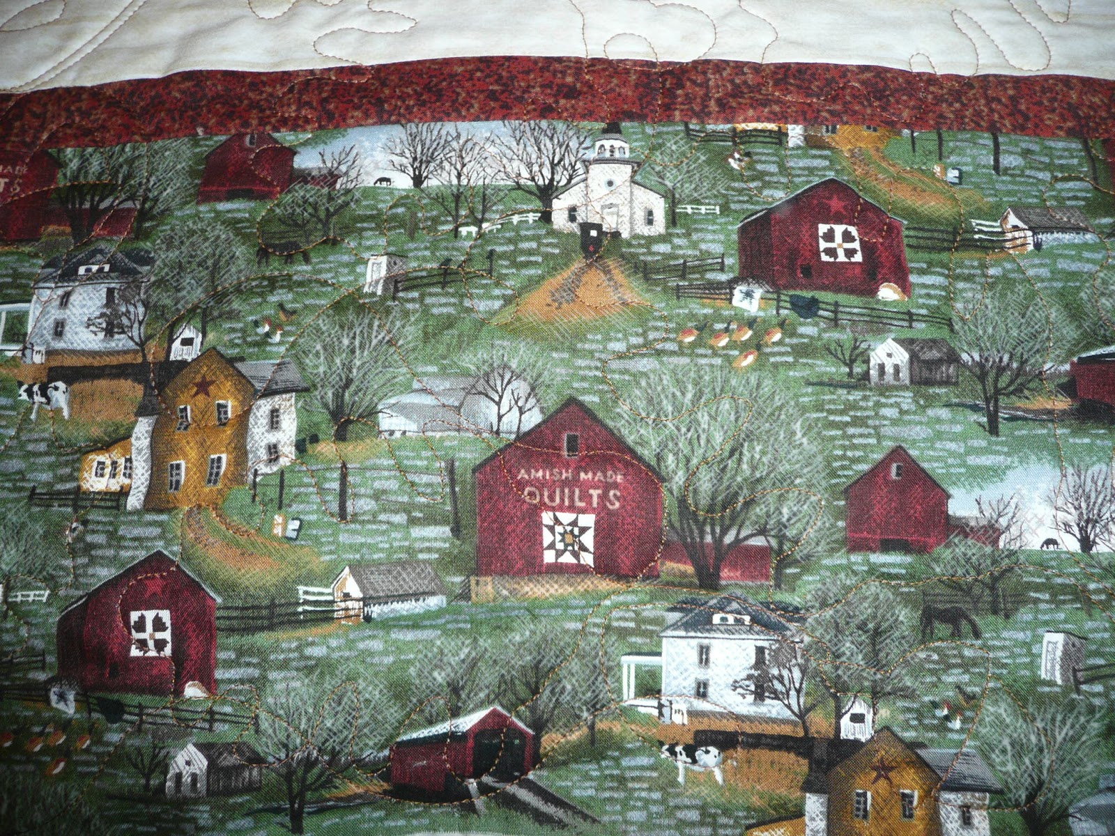 Acorn Ridge Quilting: Carolyn's Covered Bridges Quilt