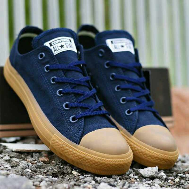 Sepatu ConverseAll Star Navy GUM Color [CL-008] | Omsepatu.com