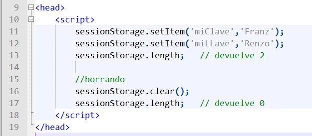 Sessionstorage y LocalStorage Parte 1 : HTML5 Javascript