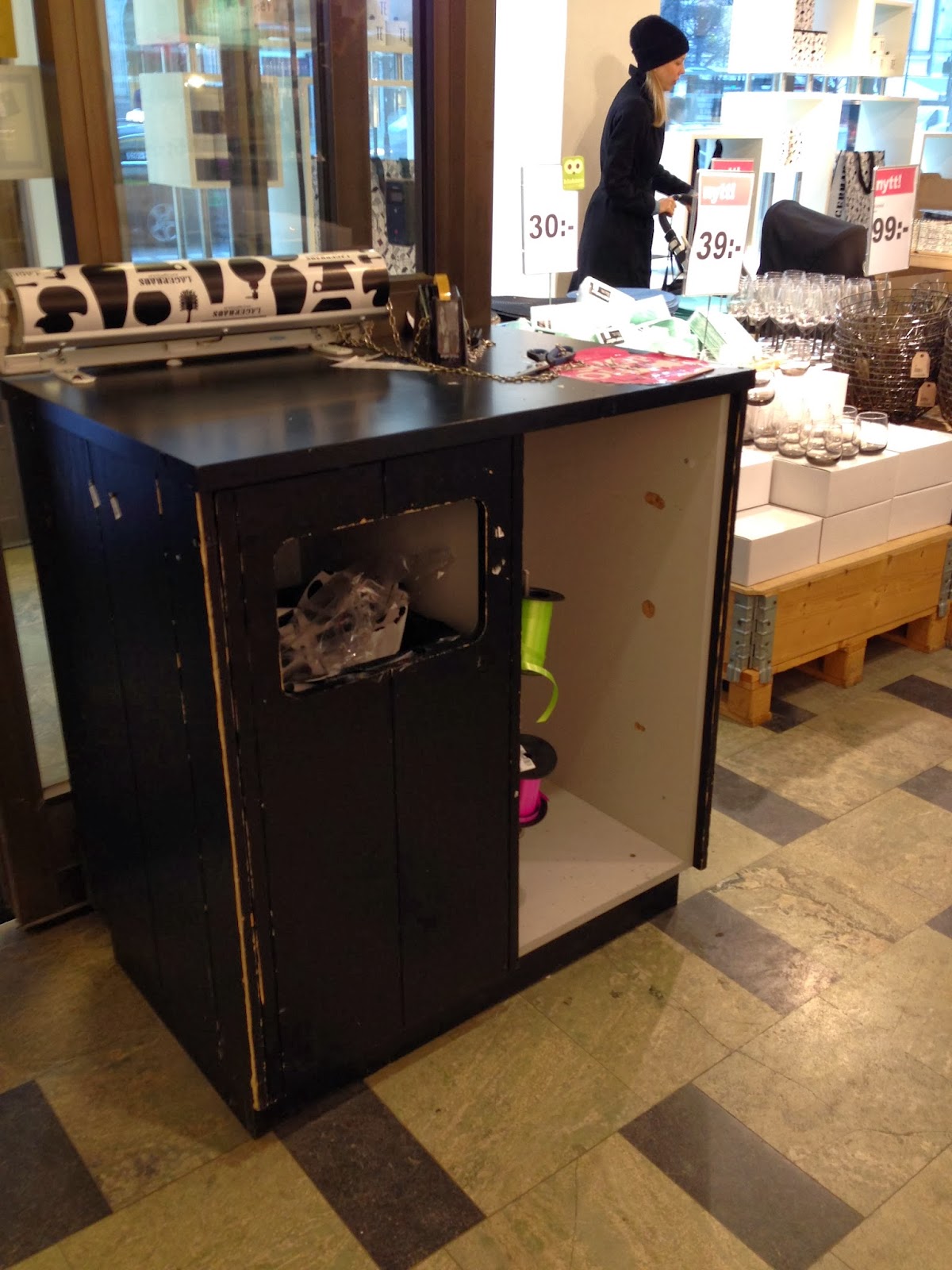 The Castle Home: Wrapping stations