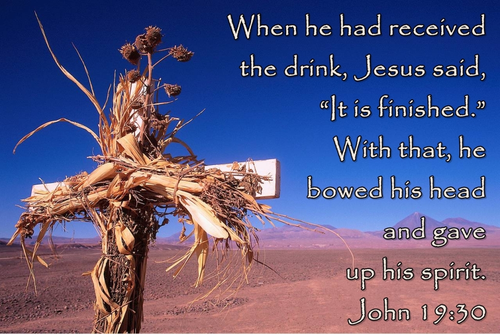 His Word In Pictures John 19 30