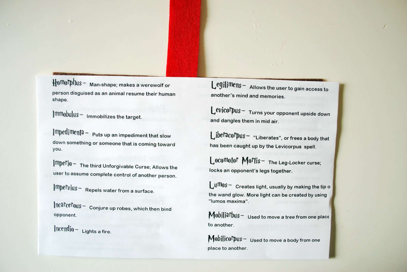 Larissa Another Day: Harry Potter Spell and Creature Books Tutorial