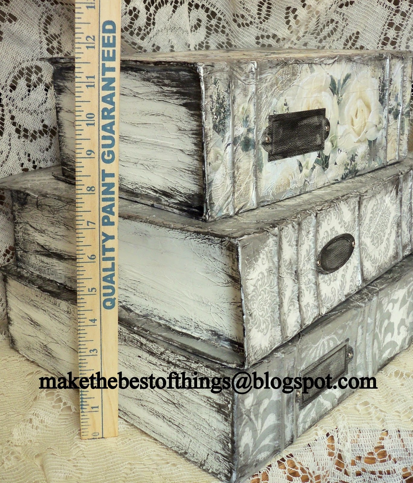Make The Best of Things: Faux Stacked Books Card Box