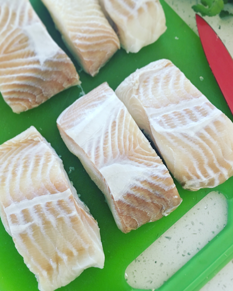 Cazón tropical - Delirios de Cocina