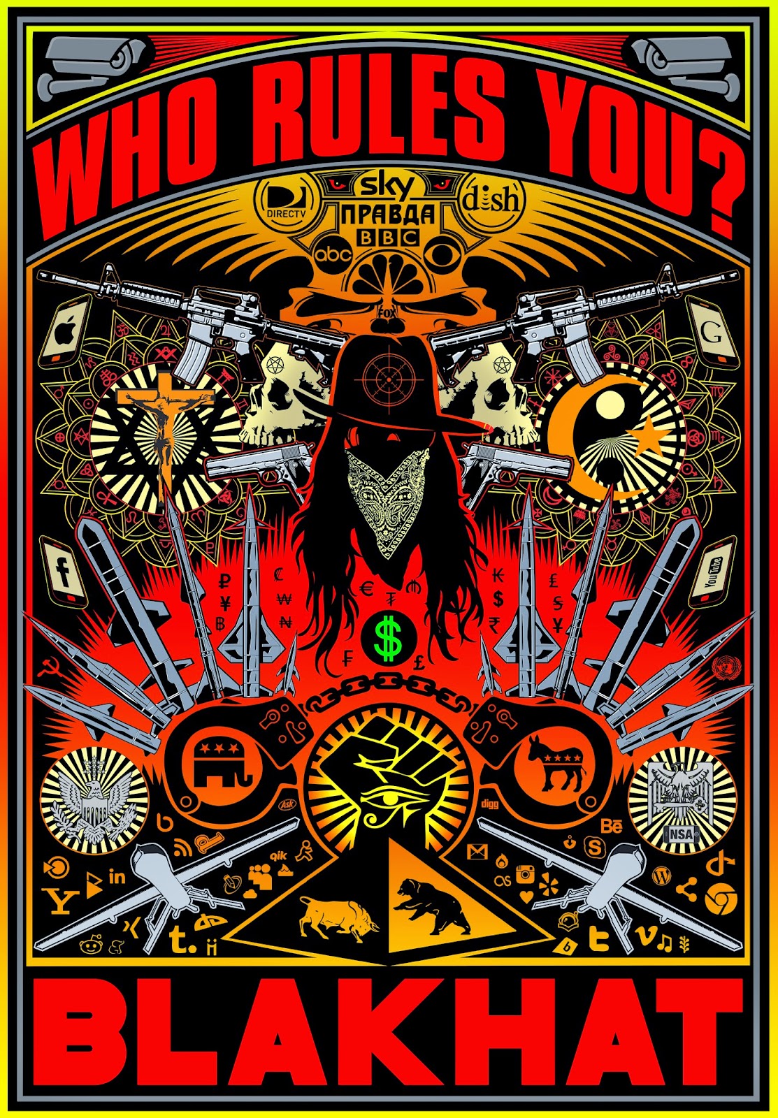 INSIDE THE ROCK POSTER FRAME BLOG: Jim Evans (TAZ) & Blakhat ...