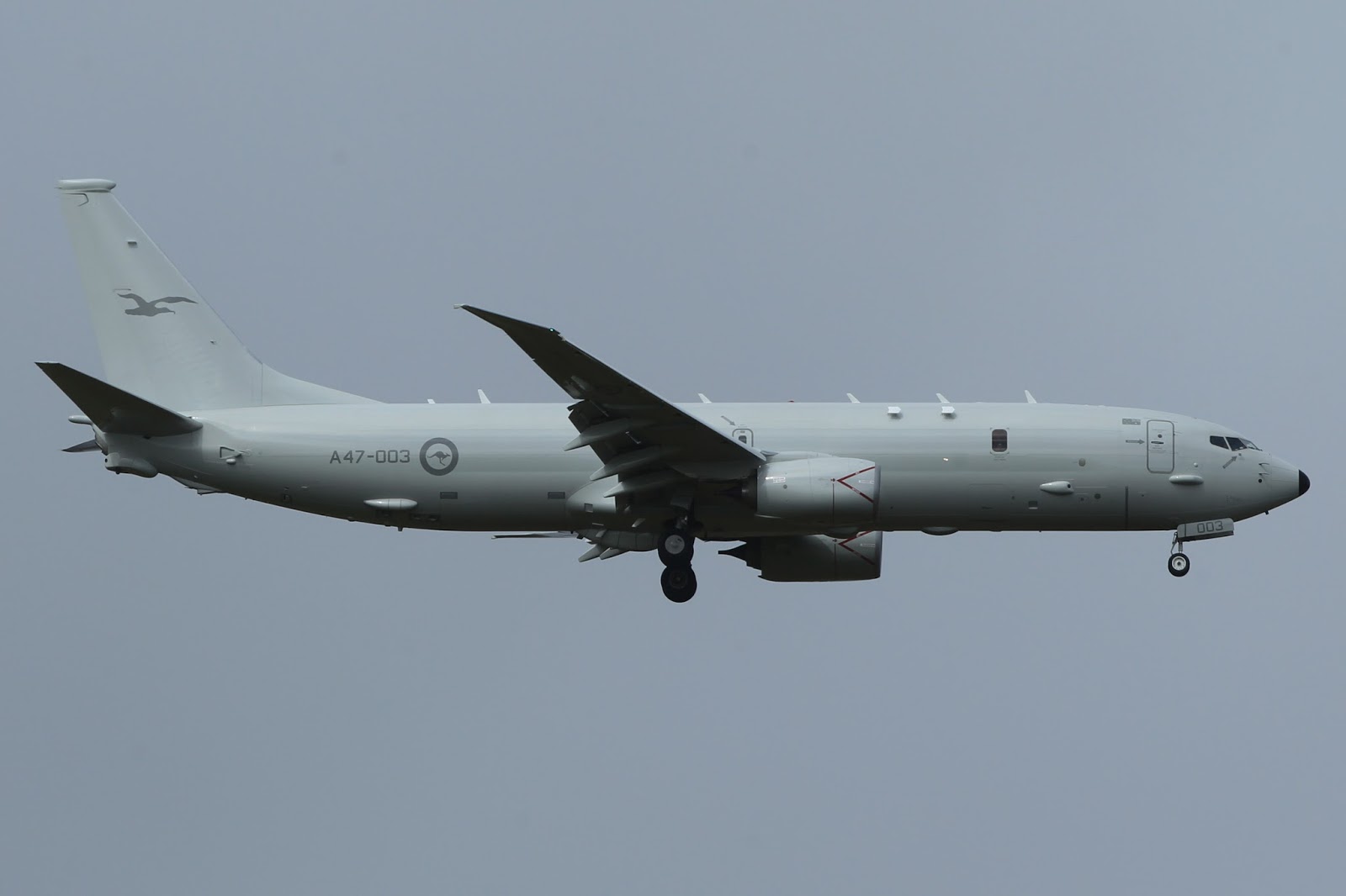 Perth Airport Spotter's Blog: RAAF B737-8FV (P-8A Poseidon) A47-003 In ...
