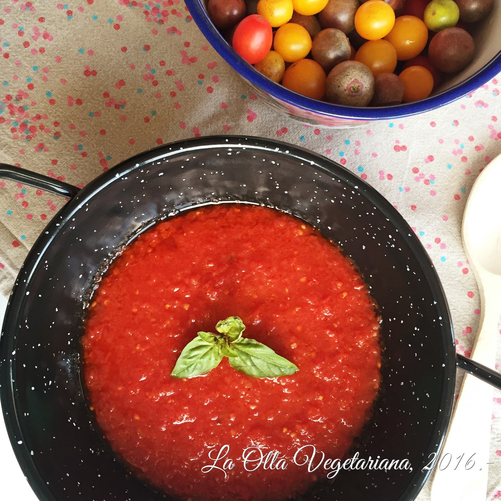 La Olla Vegetariana: Tomate frito casero