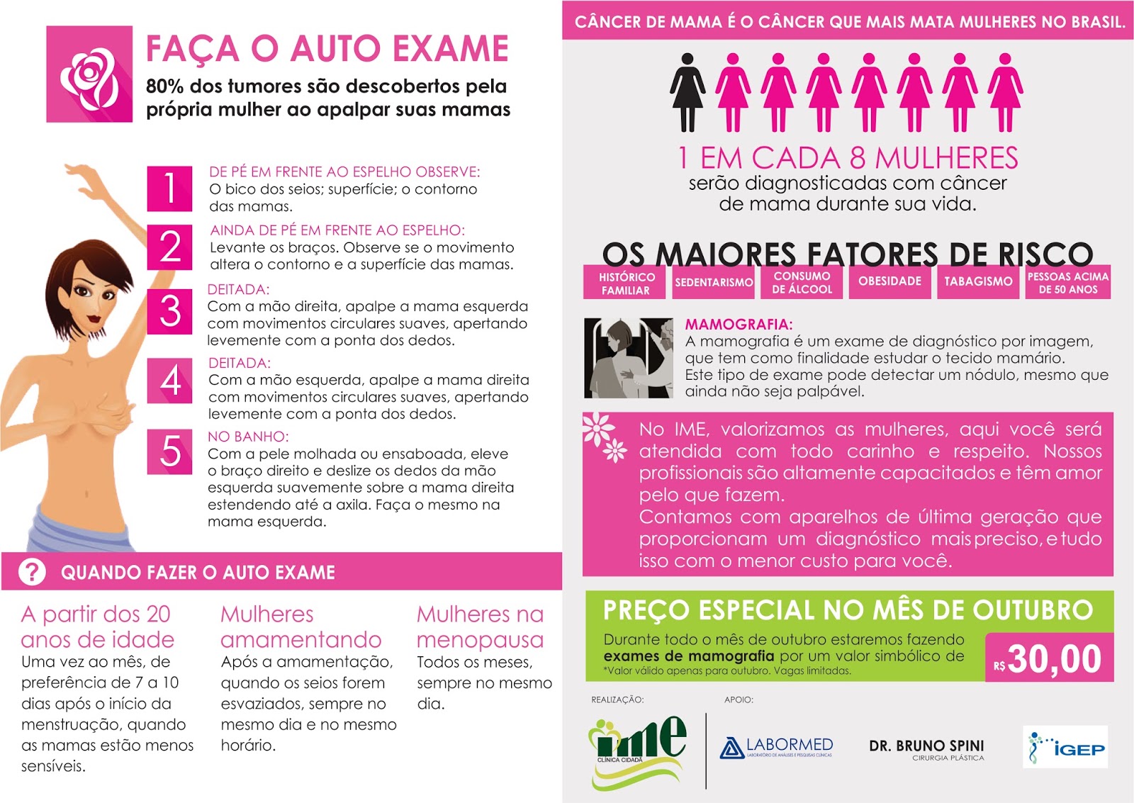Folder Sobre Outubro Rosa - BRAINCP