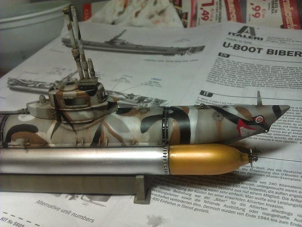 Mi mundo a escala: U-Boot Biber (Italeri 1/35)