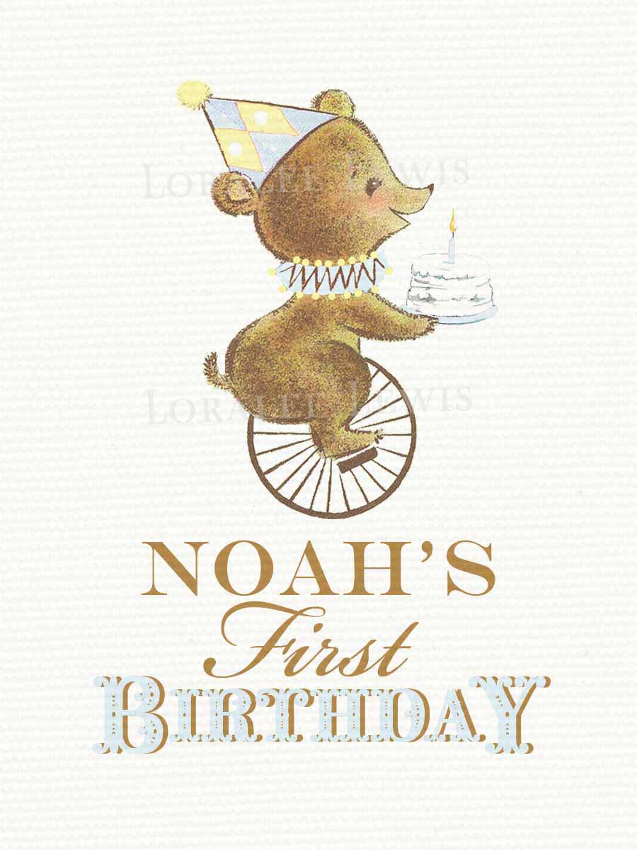 Kate Landers Events, LLC: Classic First Birthday Party: Noah's Vintage ...