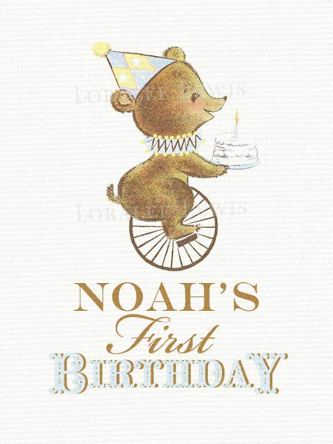 Kate Landers Events, LLC: Classic First Birthday Party: Noah's Vintage ...