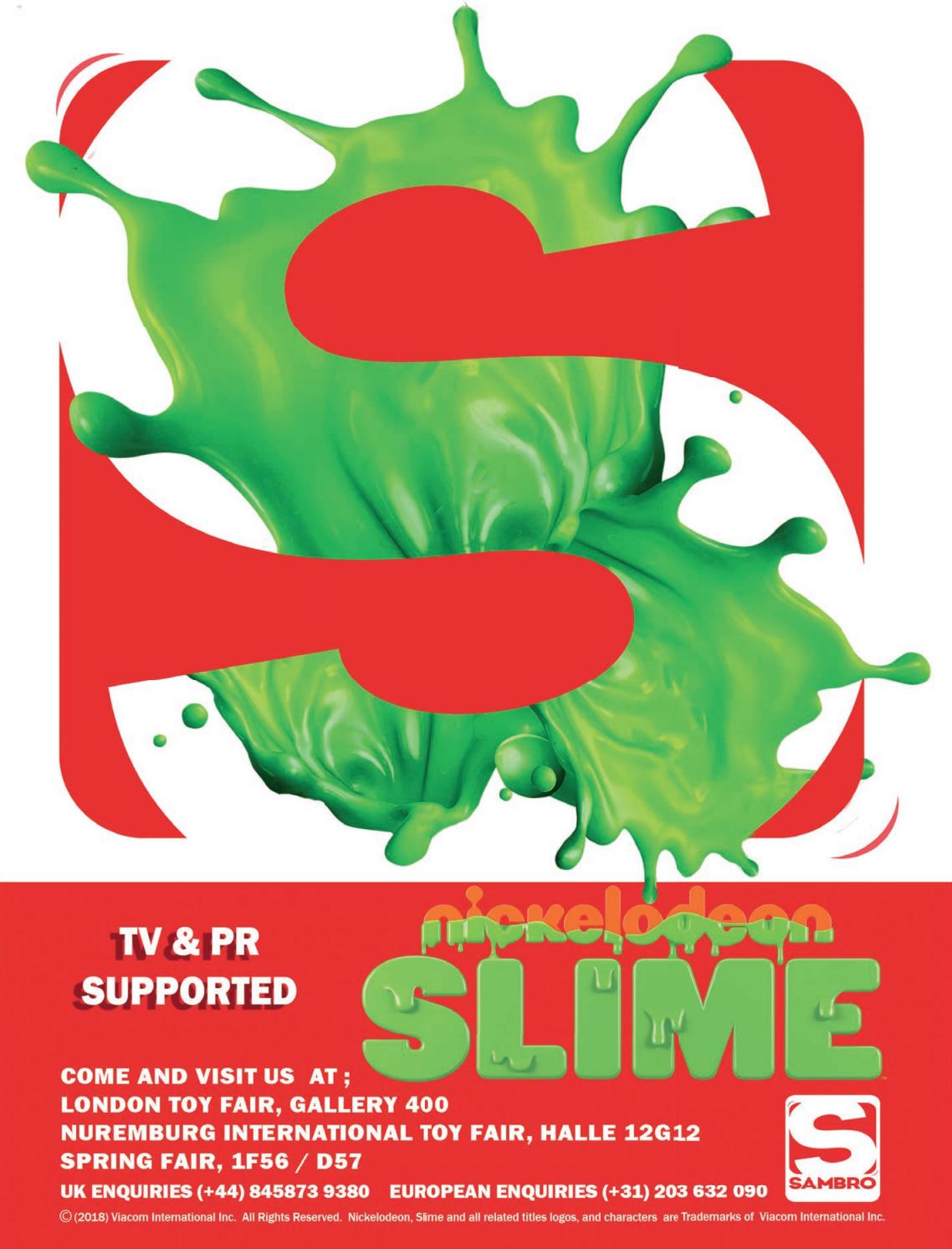 NickALive!: Sambro To Launch Extensive Nickelodeon Slime Range In The ...