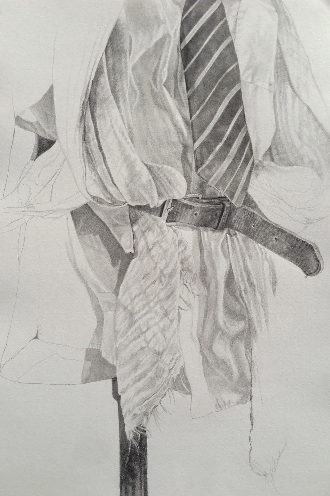 Julie Douglas, Notes from The Atelier: Cutting your cloth, pencil ...