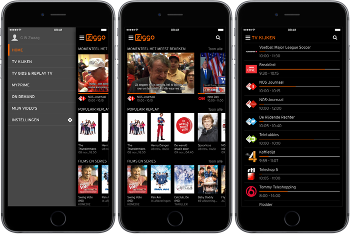 App Ziggo GO verbeterd - Hd technieuws: alles over digitale media
