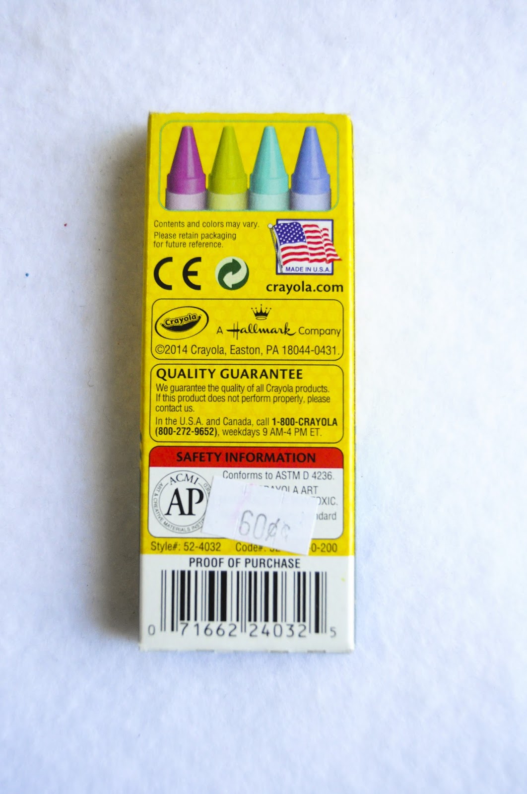 Crayola 4 Count Boxes | Jenny's Crayon Collection
