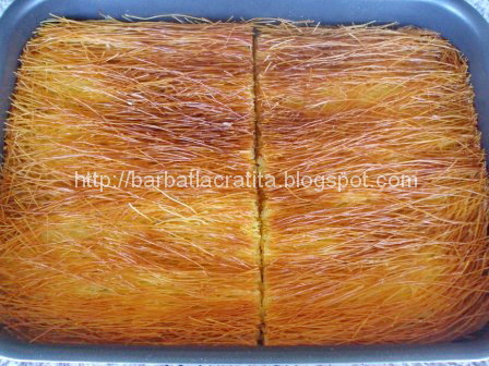 Cataif cu frişcă şi nucă | Rețete BărbatLaCratiță