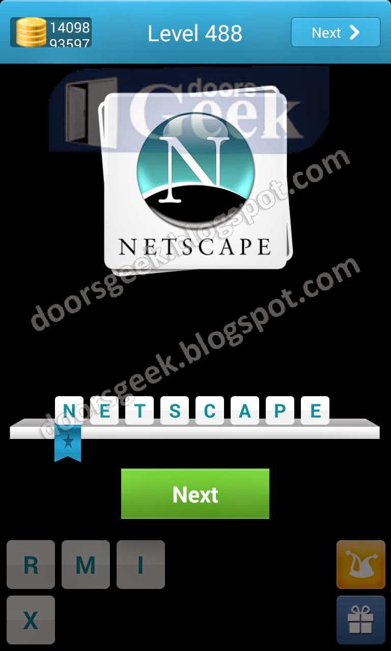 Logo Quiz Level 488 by Mangoo Games ~ Doors Geek