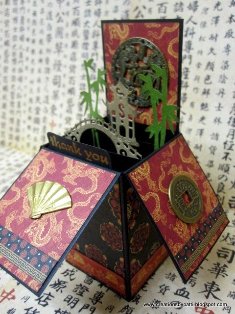 Creations by Patti: Asian Box Card with G45 Papers