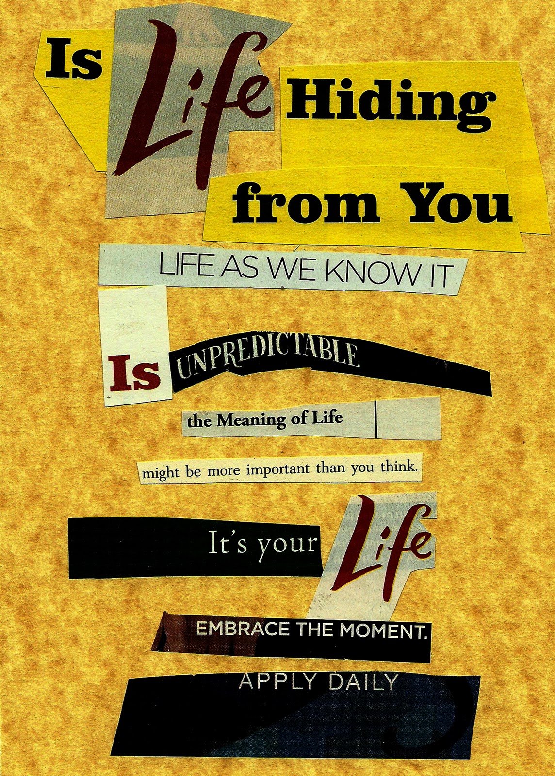 The collage poet: October 2011