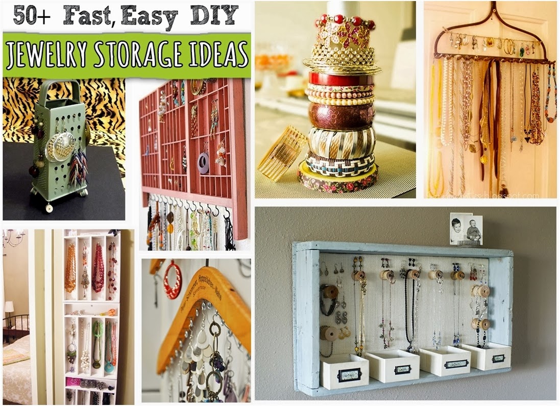 50 Creative DIY Jewelry Organizers - DIY Craft Projects