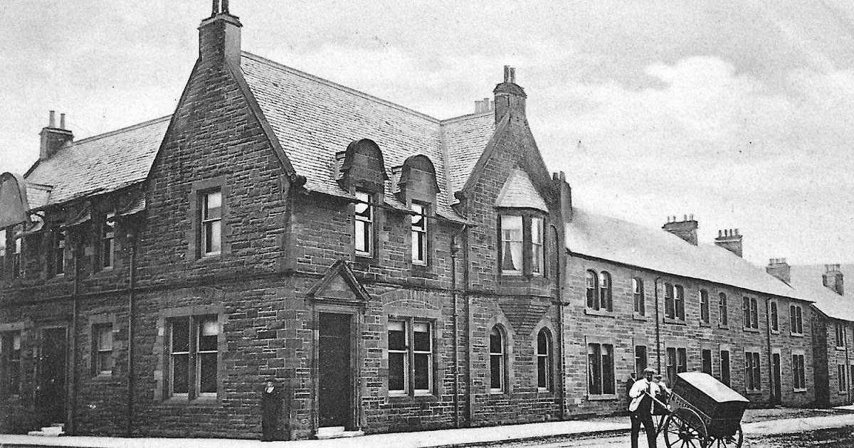 Tour Scotland: Old Photograph The Bank Newcastleton Scotland