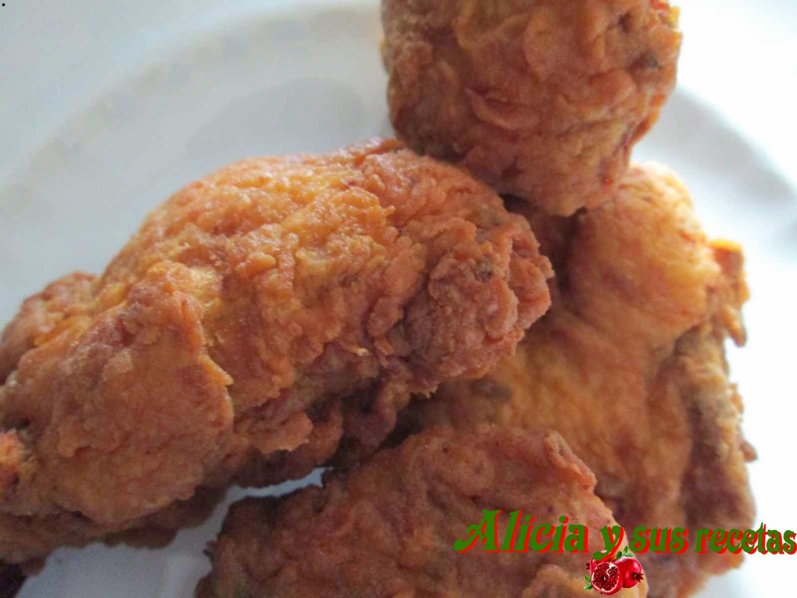 Alicia y sus recetas: POLLO KENTUCKY A MI MANERA