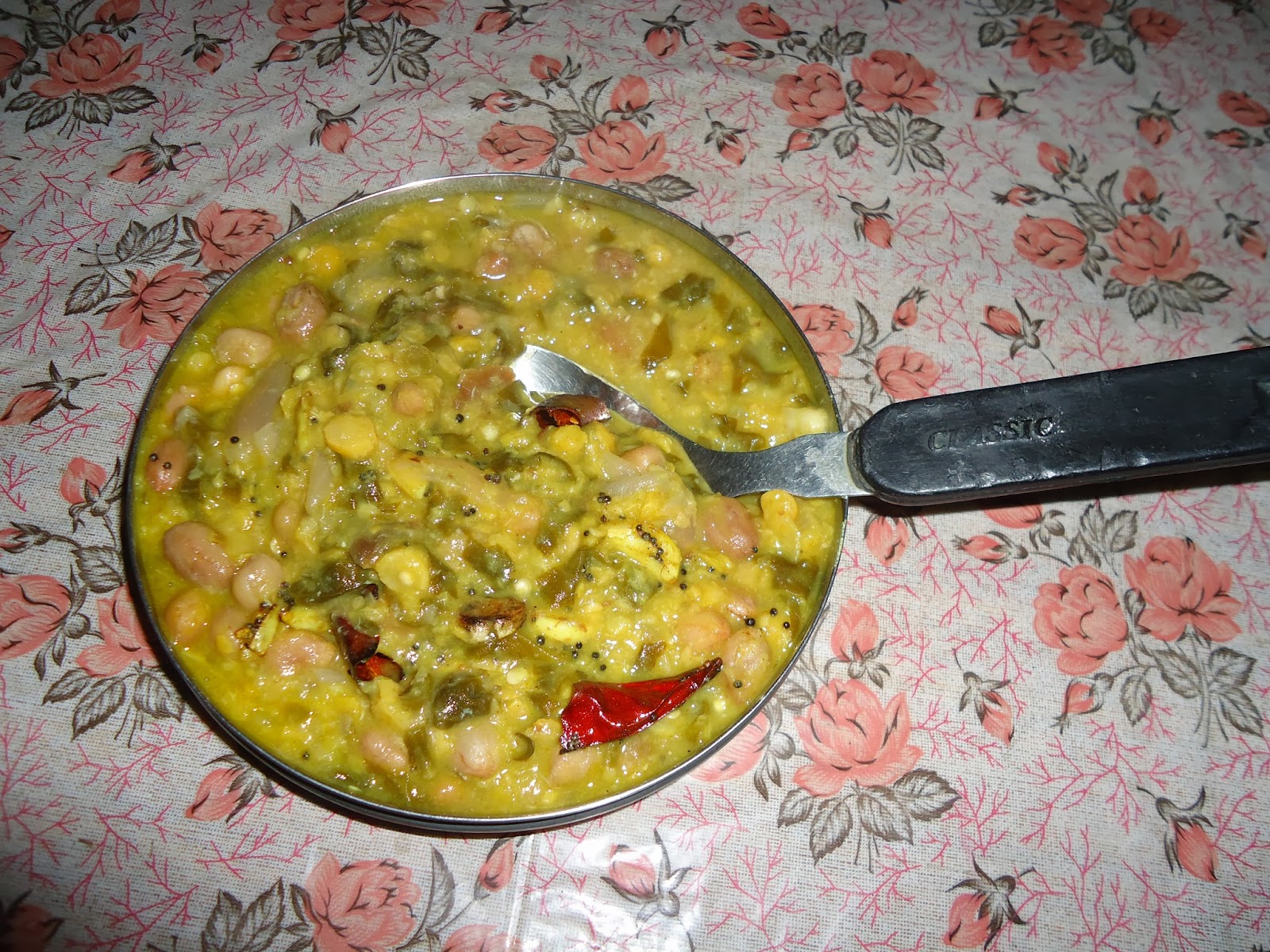 Kusuma's Abhiruchi: Pallilu Bachali Kura Pappu