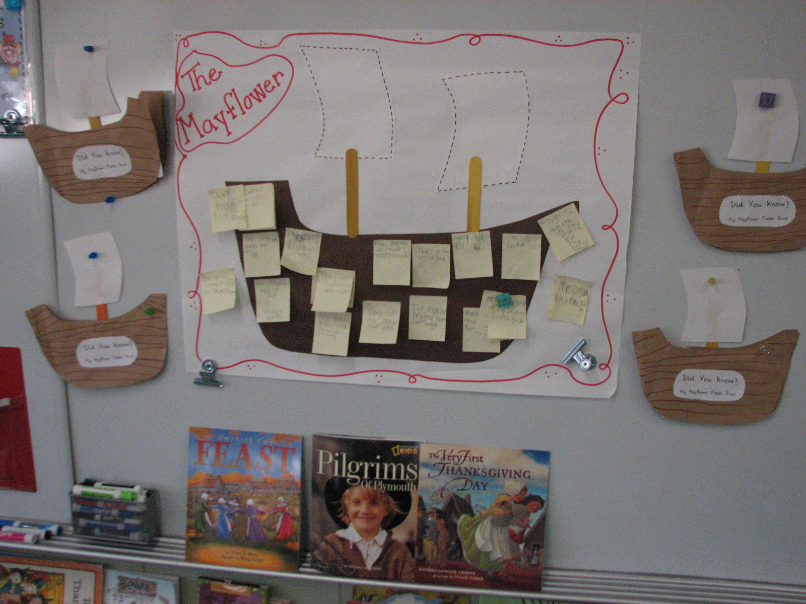 Dew Drop Into First Grade: Mayflower boats and Trying to Catch My Breath!