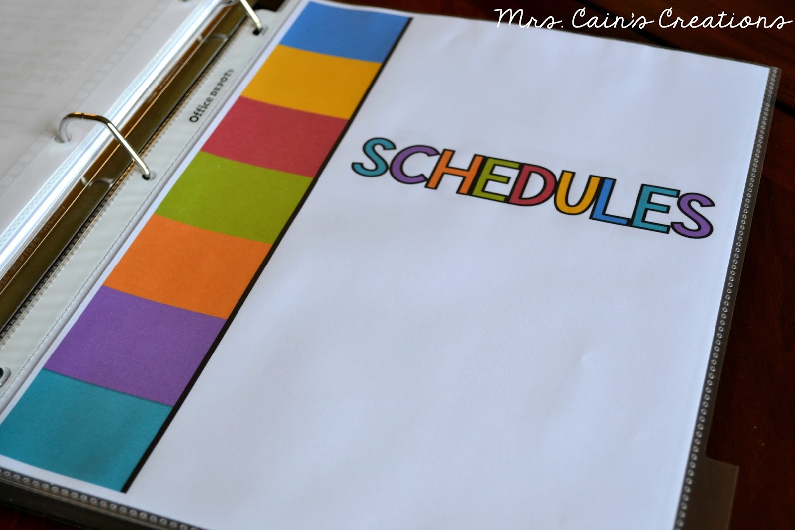 Mrs. Cain's Creations: Creating a Teacher Binder That Works for YOU ...