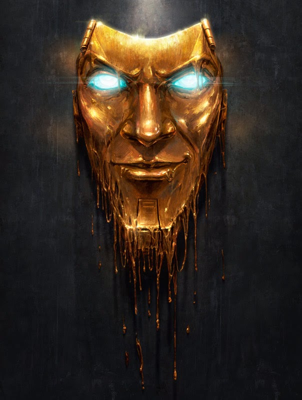 INSIDE THE ROCK POSTER FRAME BLOG: Sam Spratt Handsome Jack Gilded Mask ...