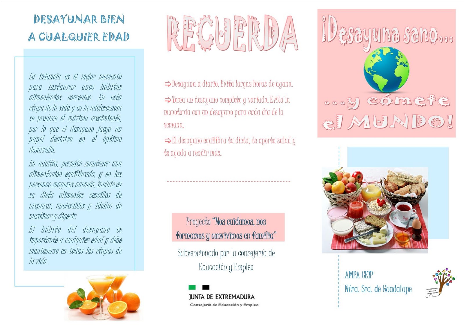 Semana de desayunos saludables para empezar la jornada con energía