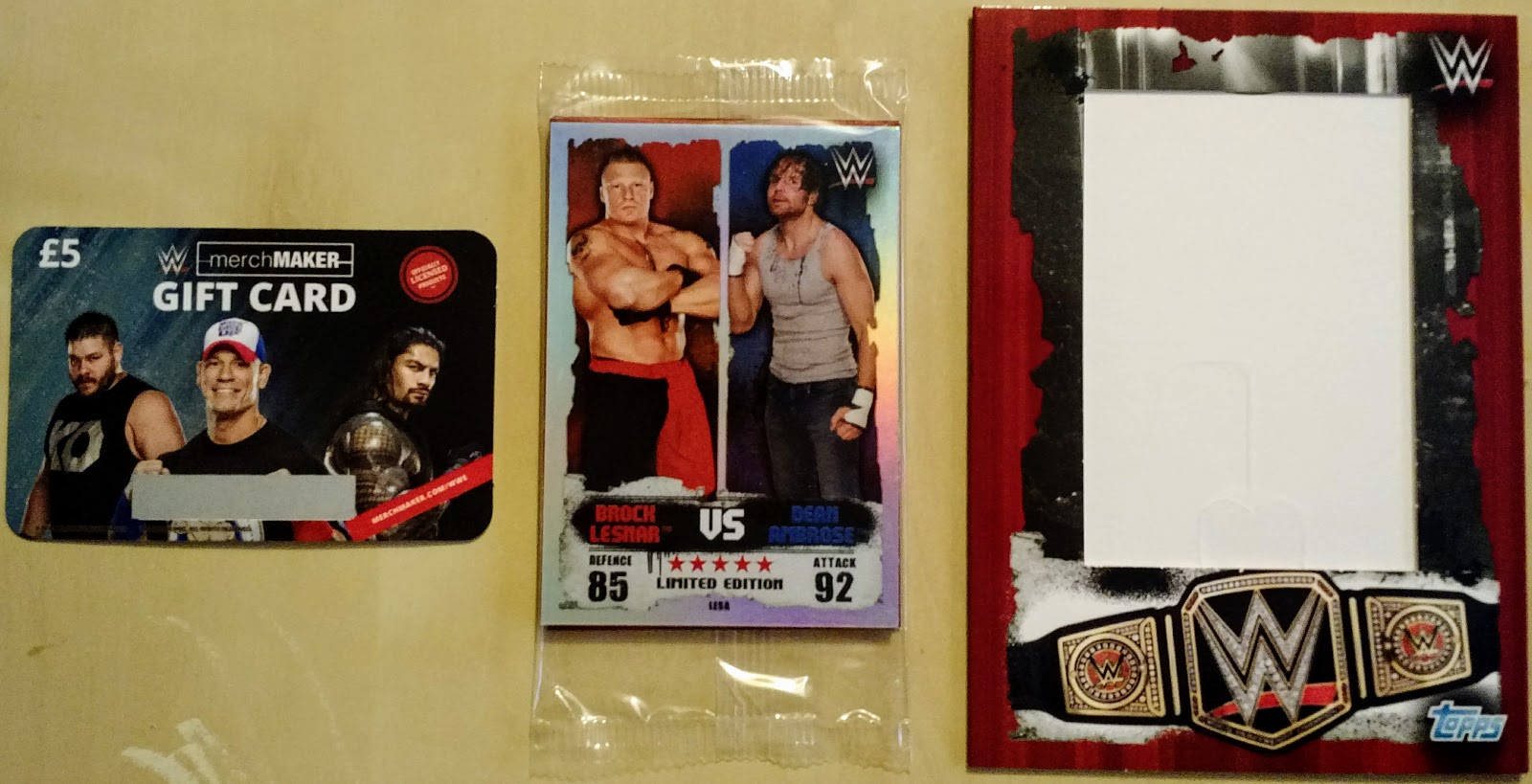 The Raz Card Blog: Topps WWE Slam Attax: TakeOver