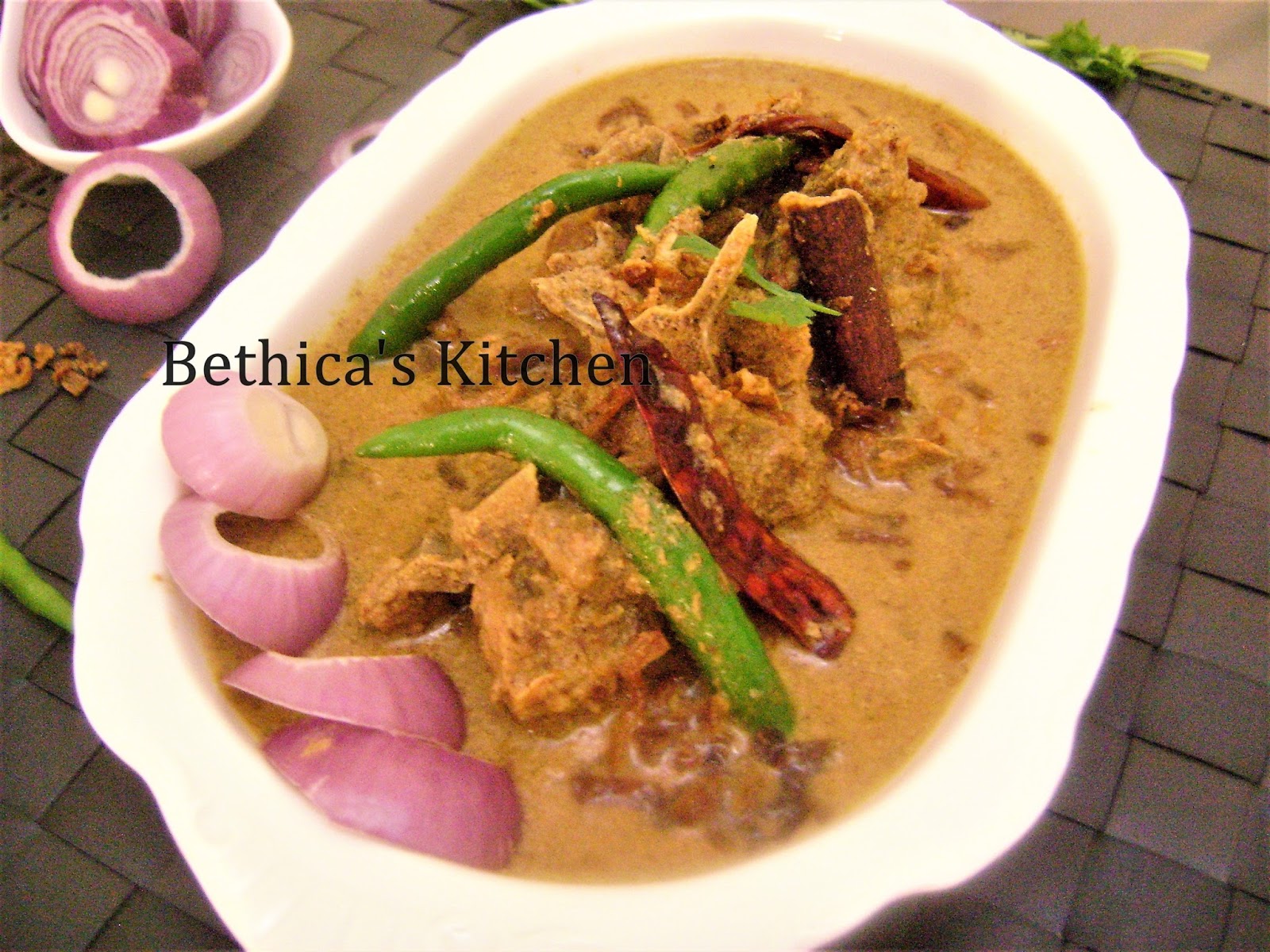 Bethica's Kitchen Flavours: Mutton Rezala